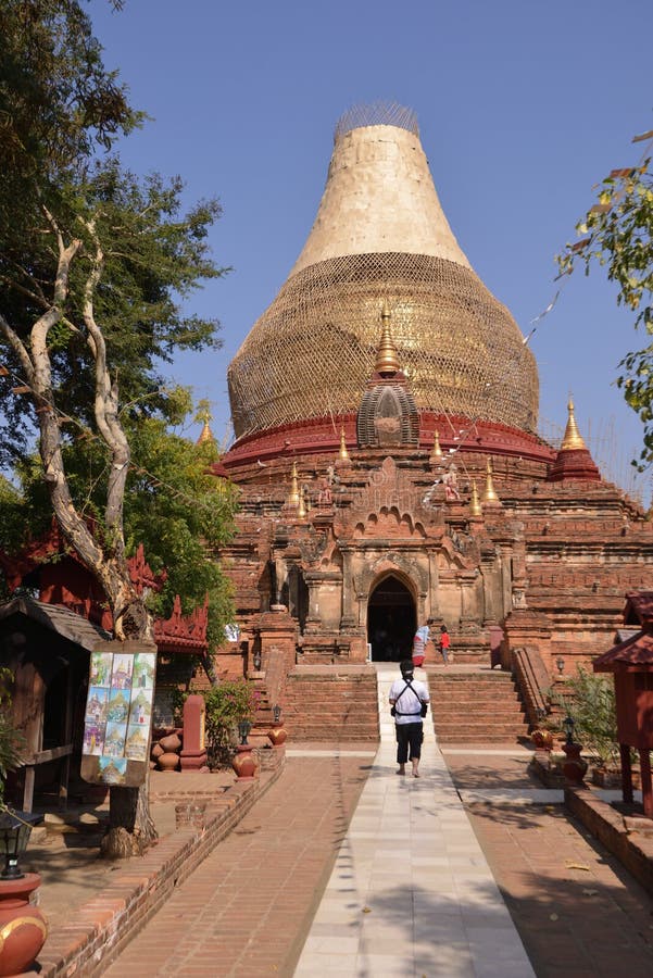 Burma Myanmar Gold Pagoda Stupa Editorial Image - Image of ...