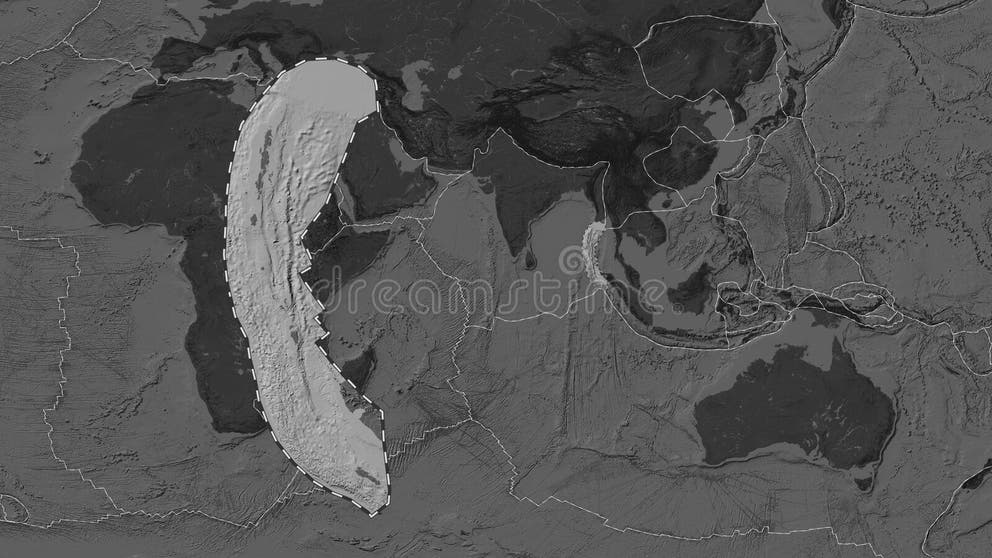 Burma Plate Extracted. Eckert III. Bilevel Stock Illustration ...