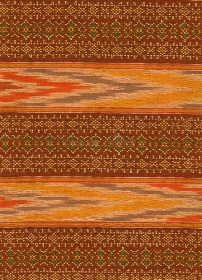 Burmese Cotton and Silk Weaving Stock Image - Image of patterns ...