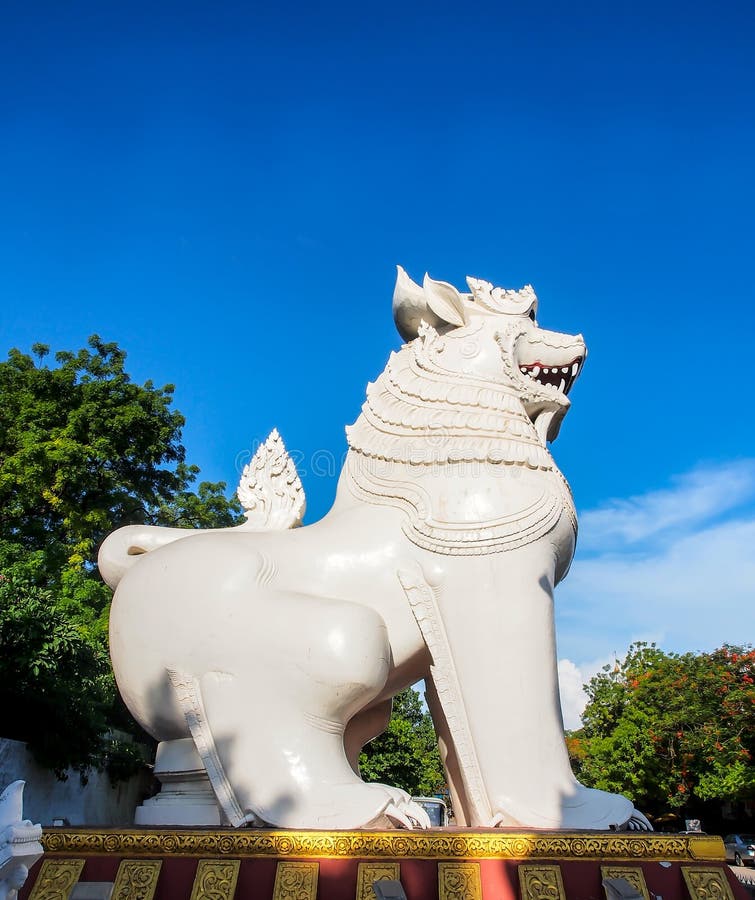 248 Burmese Lion Statue Stock Photos - Free & Royalty-Free Stock Photos ...