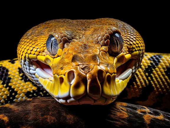 Burmese python stock illustration. Illustration of black - 293690634