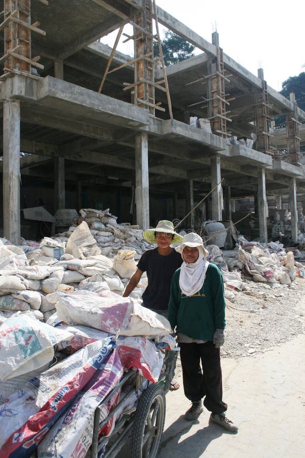 Burmese workers editorial photo. Image of immigrants, employment - 7639661
