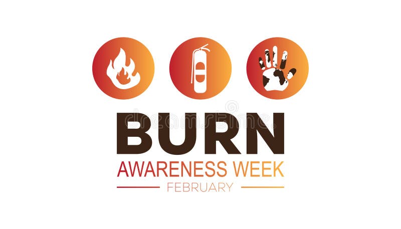 Burn Awareness Week Creative Concept Design. Stock Vector ...