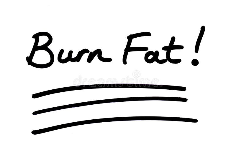 Burn Fat stock illustration. Illustration of fatburn - 215885022