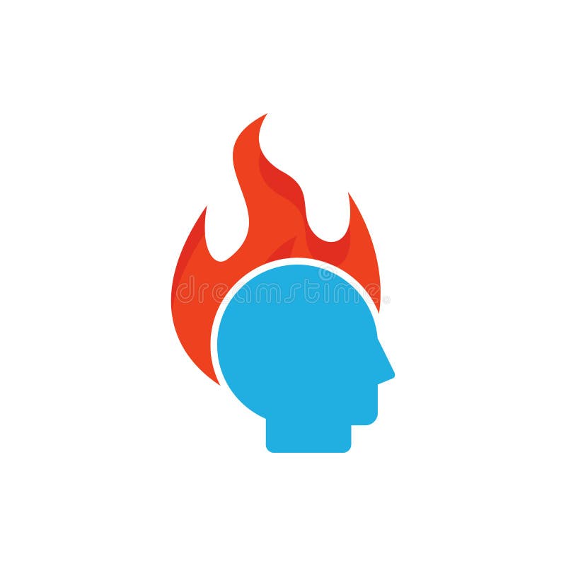 Fire People Icon Logo Design Element Stock Vector - Illustration of ...