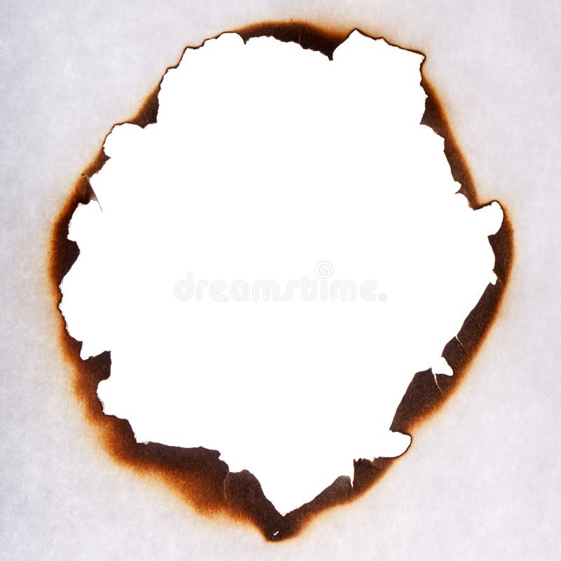 Burn Hole stock image. Image of stained, hole, frame, circle - 4255573
