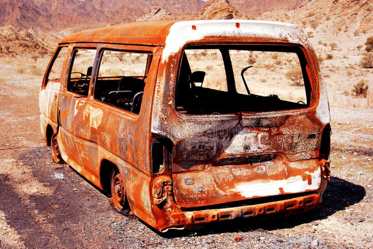 Burn out vehicle stock photo. Image of wrecked, stolen - 1205828