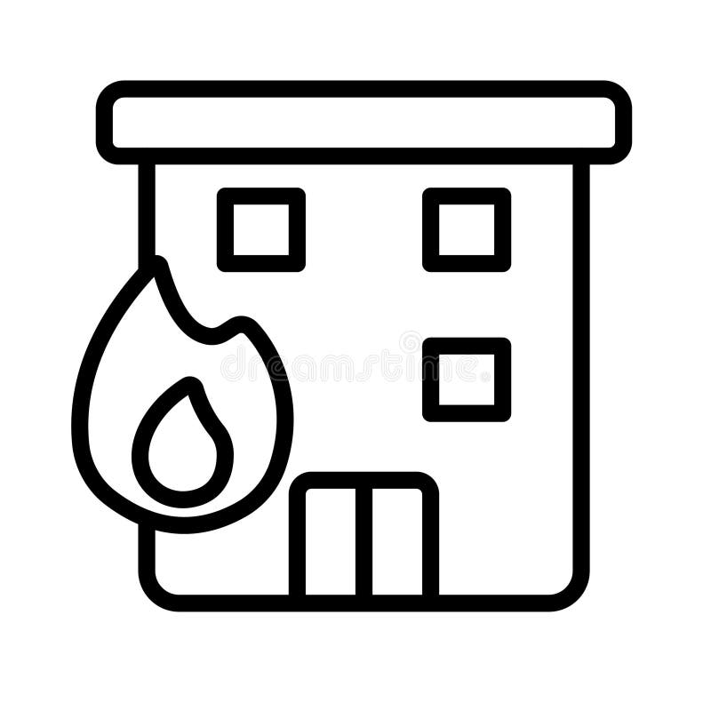 Burn Vector Icon Easily Modify. Stock Vector - Illustration of icon ...