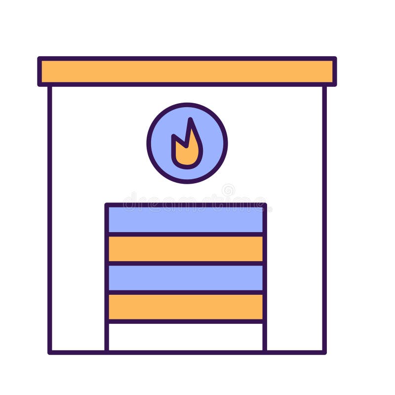 Burn Vector Icon Easily Modify. Stock Vector - Illustration of fire ...