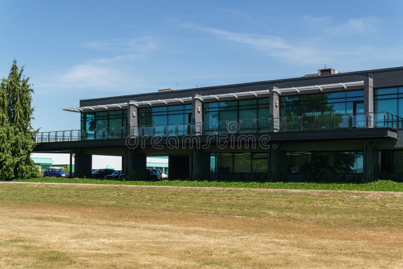 BURNABY, CANADA - JUNE 11, 2019: Canadian Modern Office Building ...