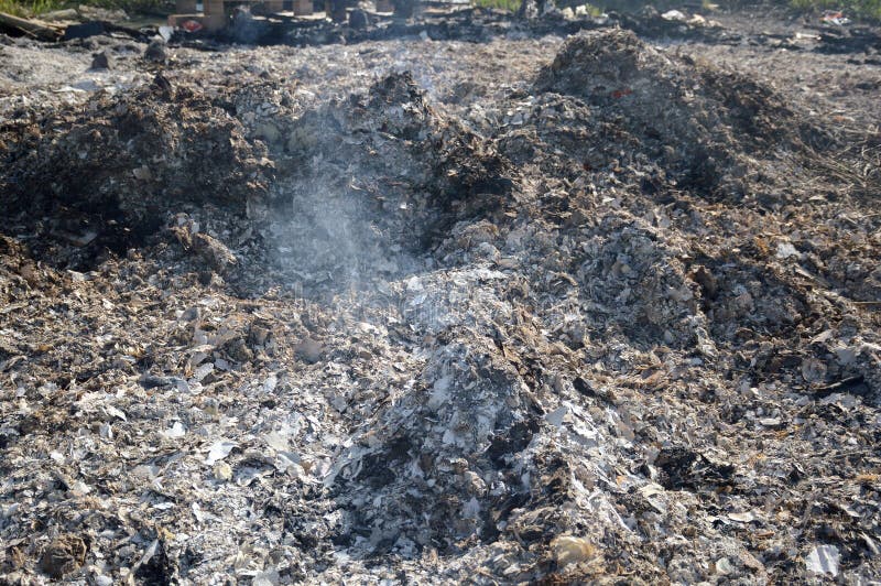 Burned ash from fire stock photo. Image of dirty, flame - 78554240