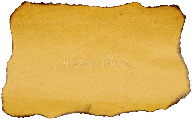 Burned Brown Paper stock image. Image of abstract, isolated - 32080601