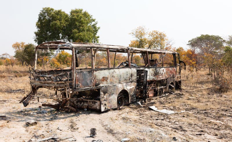 Burned Bus Stock Images - Download 430 Royalty Free Photos