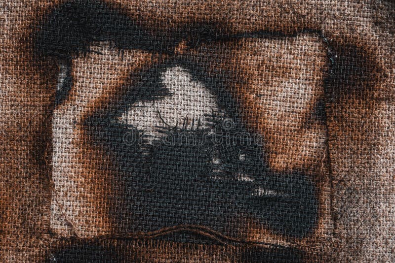 Burned canvas stock photo. Image of grungy, canvas, ancient - 82927792