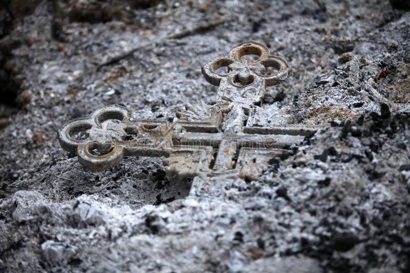 Burned Cross Ash Smoke Stock Photos - Free & Royalty-Free Stock Photos ...