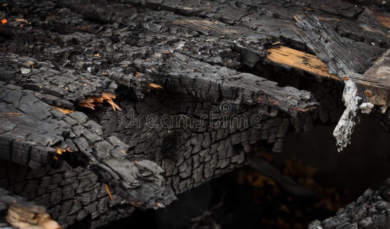 Burned Deck stock image. Image of ashes, trespassing - 153843539