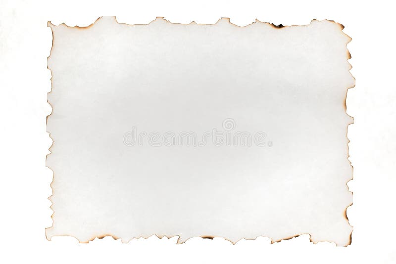 Burned Edges Paper Frame stock photo. Image of fire, grungy - 41133920