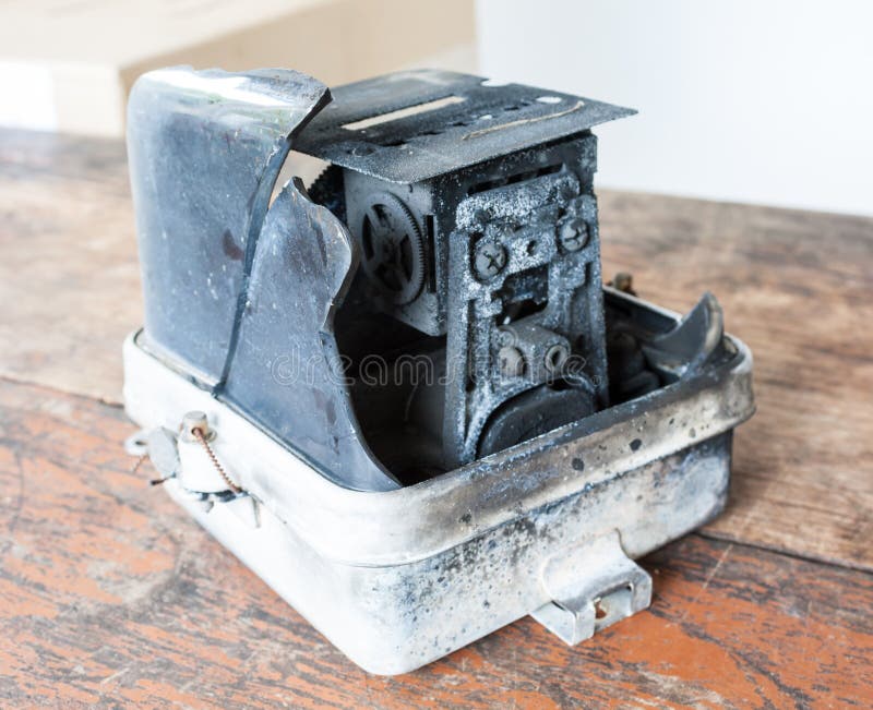 Burned electricity meter stock image. Image of meter - 130463767