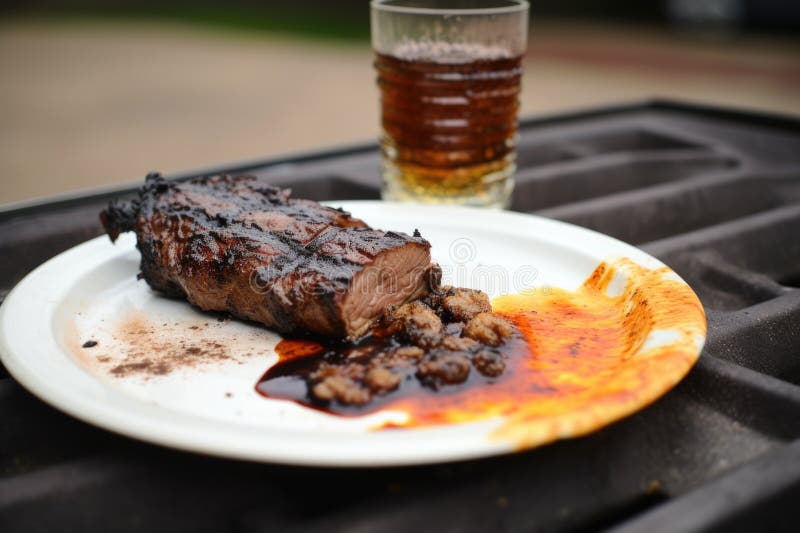 Burned Meal Next To a Perfectly Made One Stock Image - Image of burnt ...