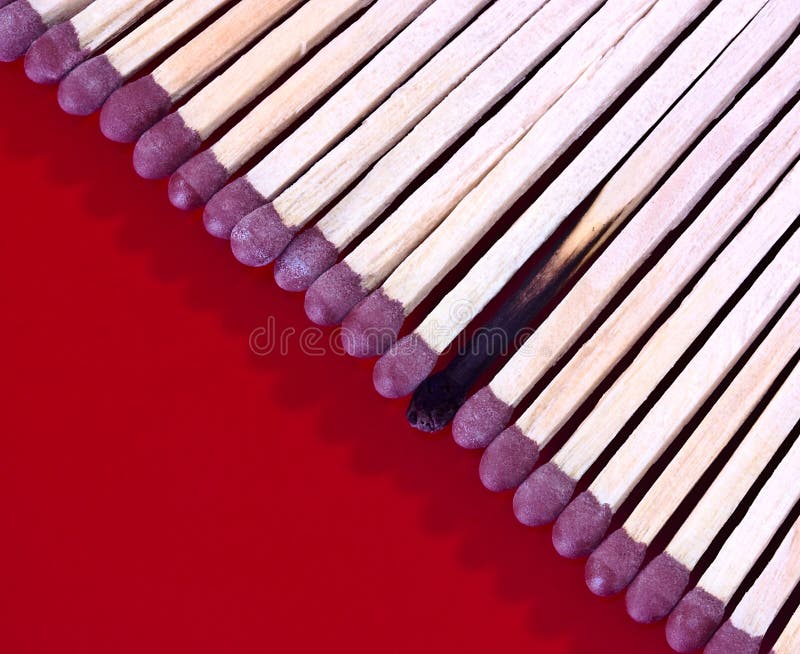 Used matches stock photo. Image of wooden, unused, burnt - 22869096