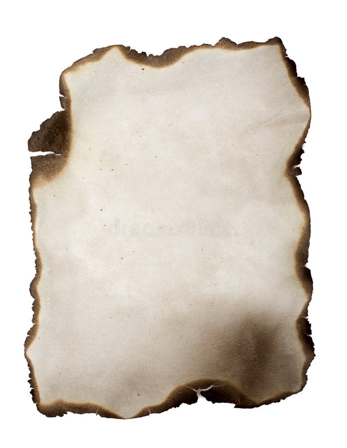 Burned paper stock image. Image of crumpled, brown, abstract - 23957885