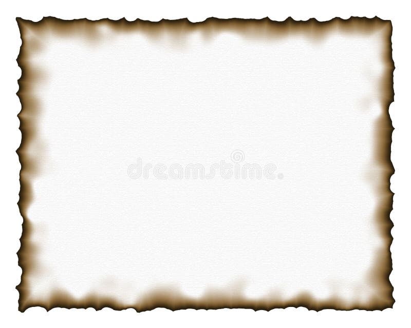 Burned old paper stock illustration. Illustration of document - 9158447
