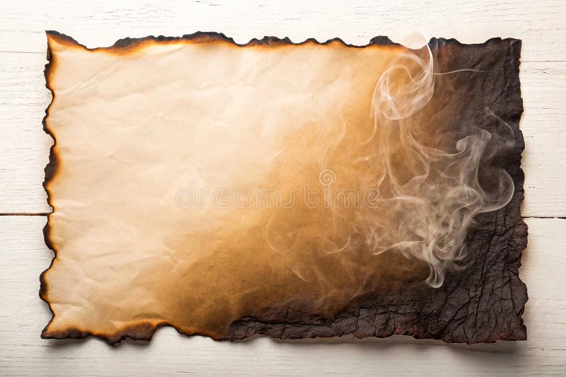 Burned Paper Texture - Charred and Crumpled Background Stock ...