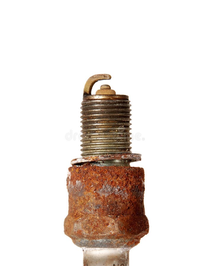 Burned spark plug stock image. Image of spark, rust, auto - 4239111