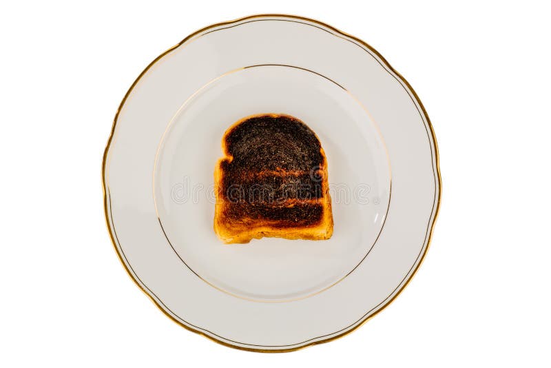 Burned toast bread slices stock photo. Image of brown - 37732168