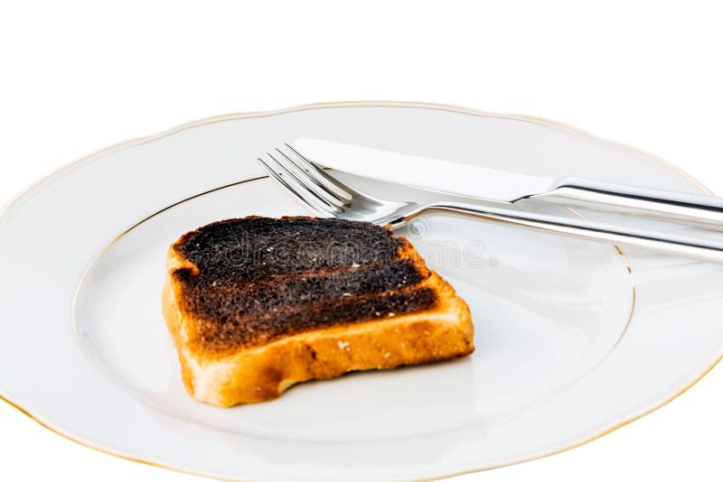 Burned toast bread slices stock photo. Image of slices - 31868846