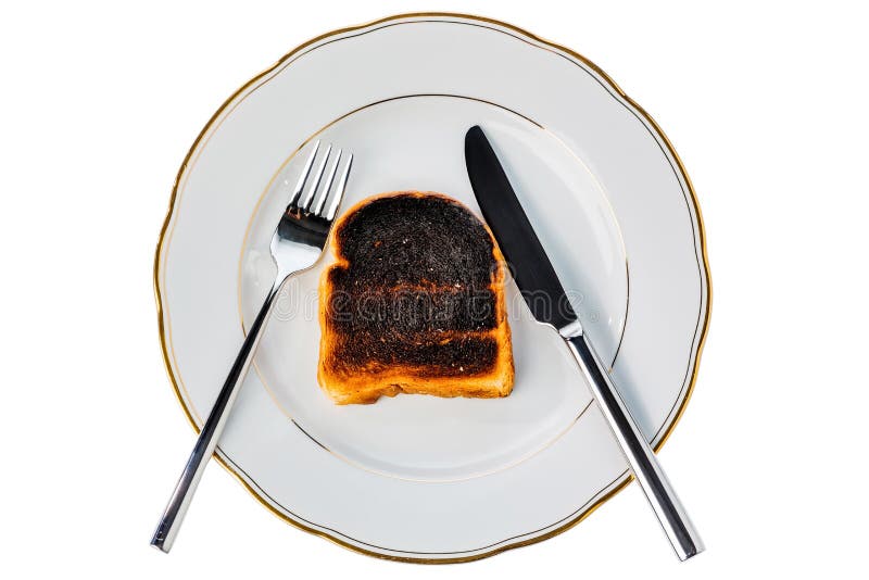 Burned toast bread slices stock image. Image of toast - 39565639