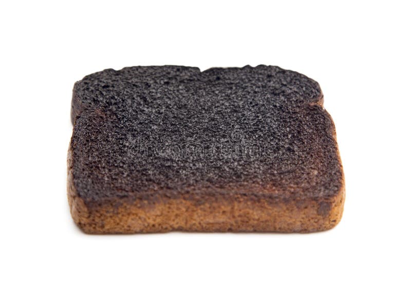 Slice of Burnt Toast stock photo. Image of carbohydrate - 119659478