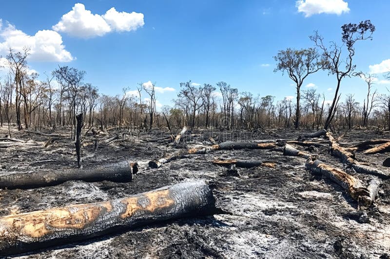 Deforestation Causing Wildfire Destroying Amazon Rainforest in Brazil ...