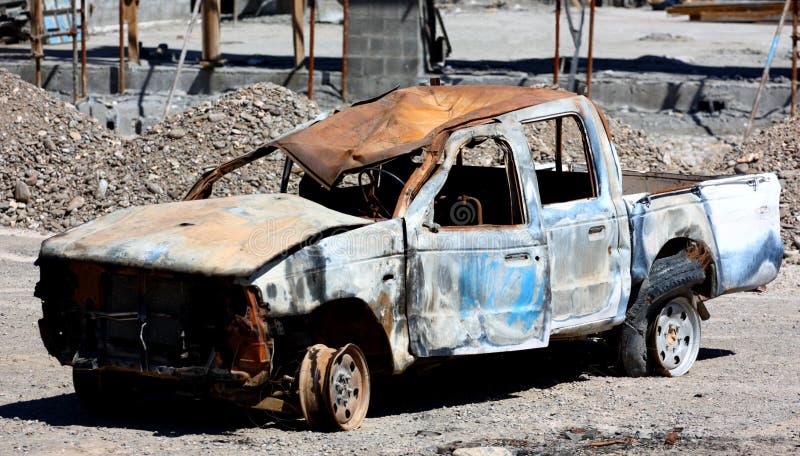 Burned vehicle stock photo. Image of joyriding, fire - 19311470