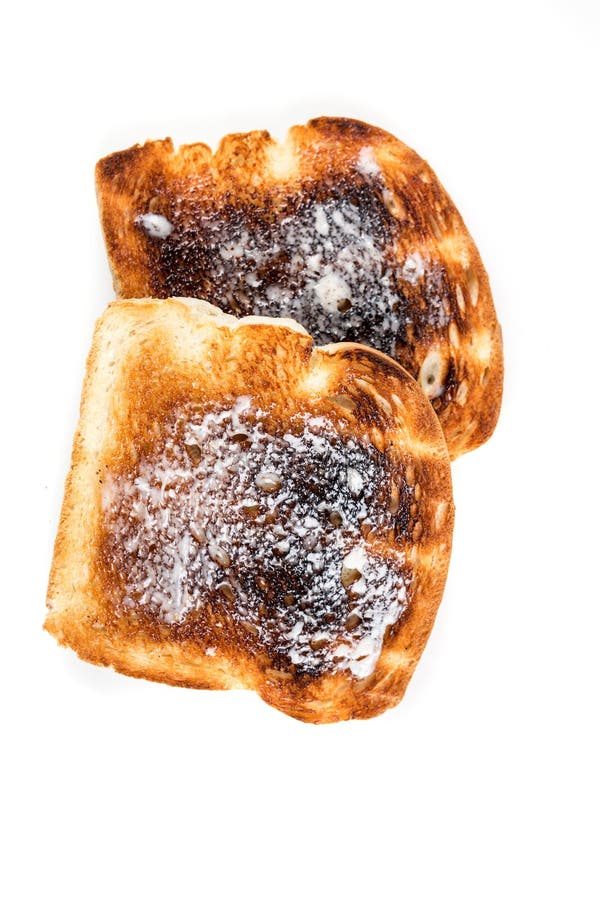 Burned whole grain toast stock image. Image of toast - 82278995