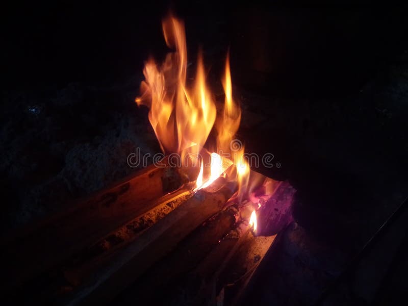 Flame on fire stock image. Image of burned, fire, warm - 115994025