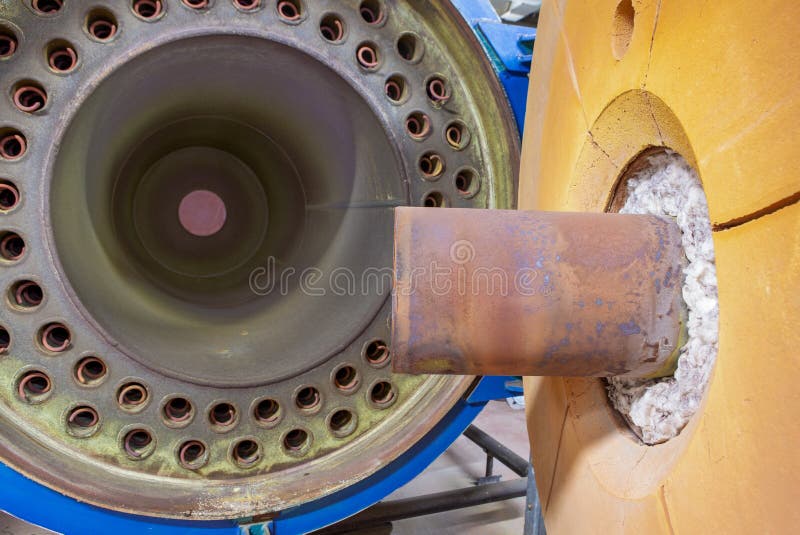 Burner of the heating stock photo. Image of steam, control - 223342362