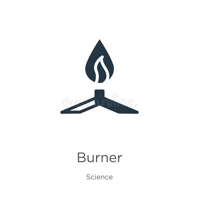 Gas Flame, Fire Burner Icon. Natural Gas Symbol On White Background ...