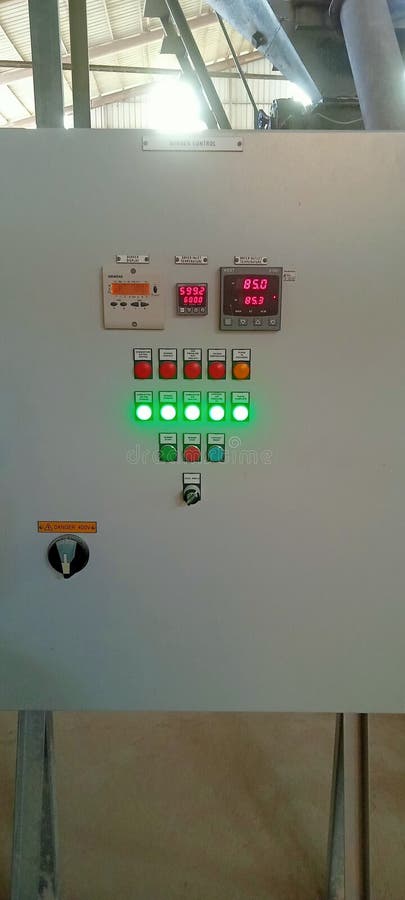 Burner Indicator Temperature Stock Photo - Image of design, machine ...