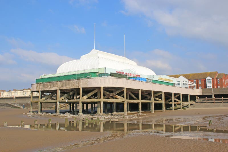 Burnham-on-sea Pier and Beach, Somerset Stock Photo - Image of heritage ...