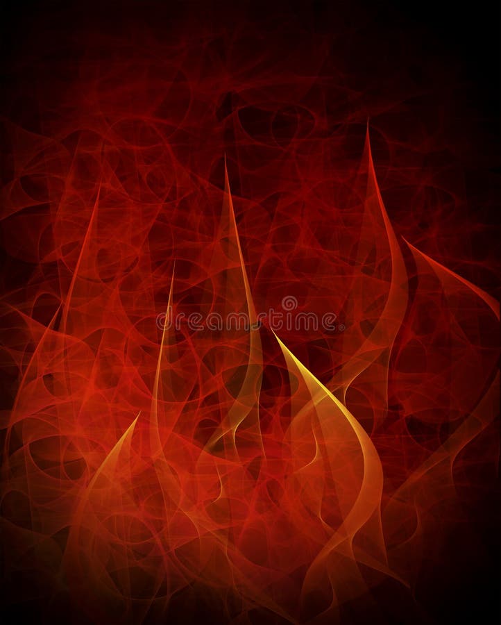 Burning Abstract Background Stock Illustration - Illustration of fire ...
