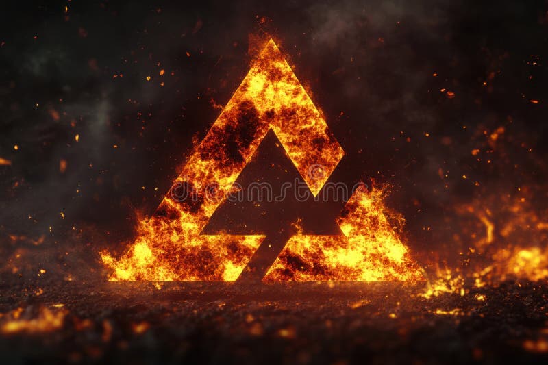 Fiery Triangular Logo Stock Photos - Free & Royalty-Free Stock Photos ...