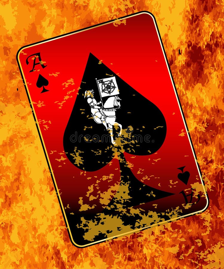 Fire Ace Spades Stock Illustrations – 123 Fire Ace Spades Stock ...