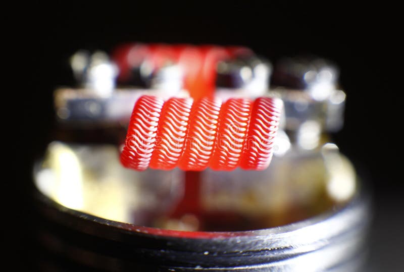 Burning Alien Coil Build on Vaping Rebuildable Dripping Atomizer Stock ...