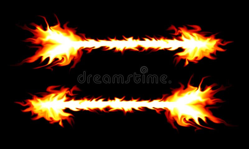 Burning Arrow stock illustration. Illustration of turn - 14612371