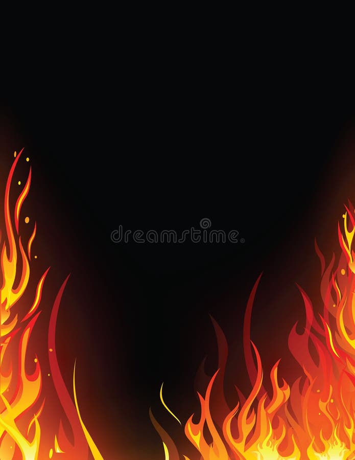 Fire background stock vector. Illustration of behavior - 17785293