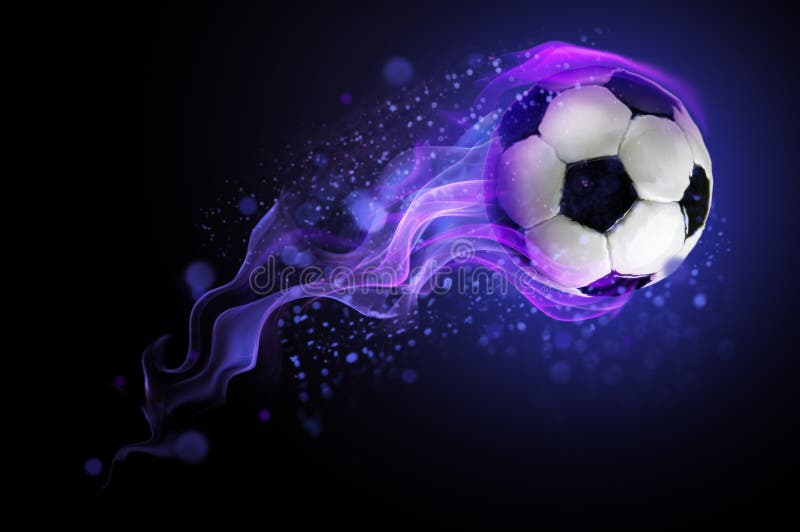 Burning Football Blue Fire Stock Illustrations – 252 Burning Football ...