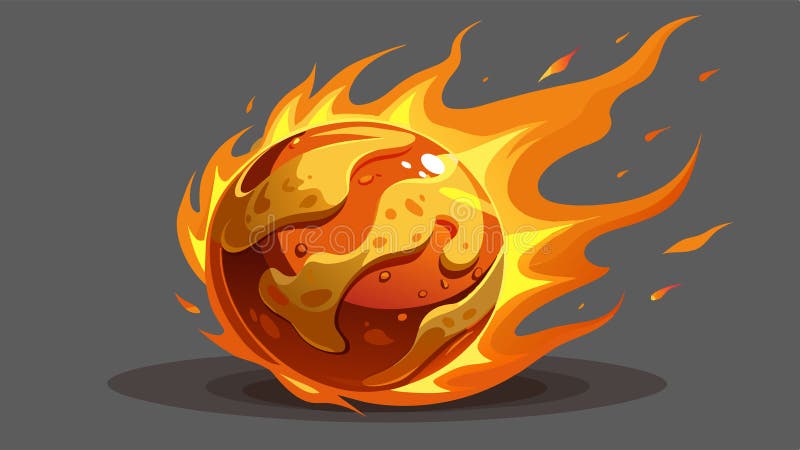 Burning Ball VFX Element for Compositing Transparent Background Stock ...