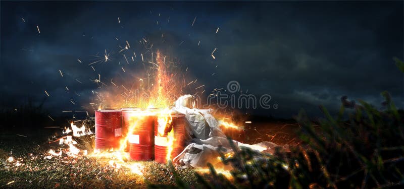 Burning Barrels. Radiation Explosion and Fire of Toxic Substances ...