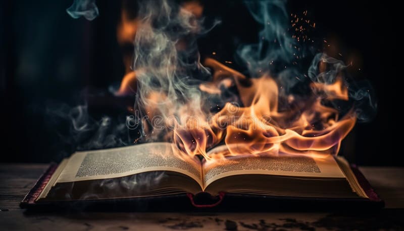 Burning Bible Stock Illustrations – 2,465 Burning Bible Stock ...